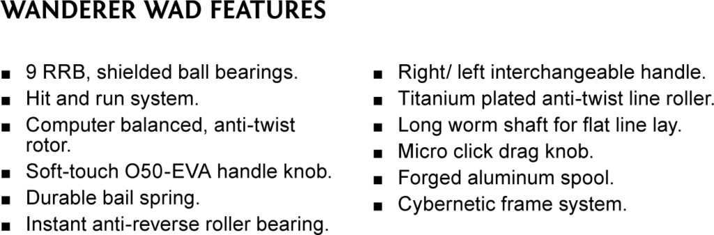 Wanderer Reel – WAD – Tica Fishing Tackle